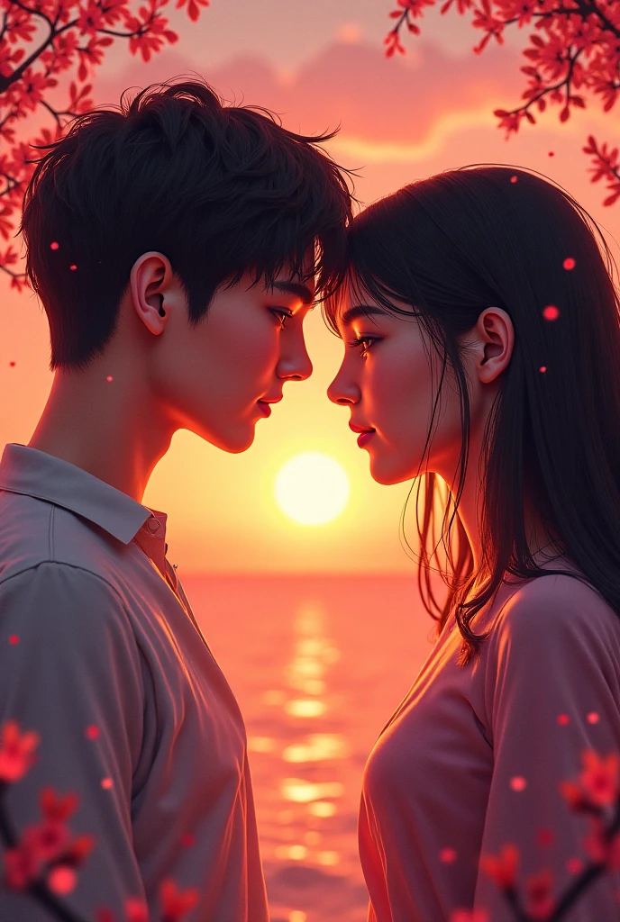 30 second intro of a love virtual novel with four heroine to choose ...