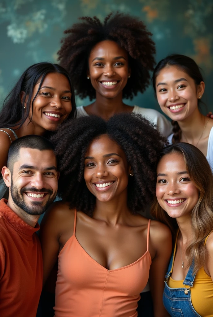 Cool group photo of 6 people - SeaArt AI