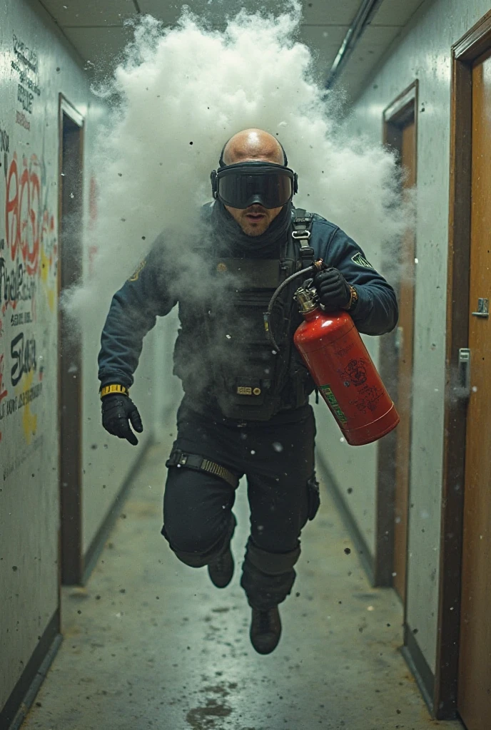 *3. Fire Extinguisher Takedown** **Prompt:** *“Weightlessness throws me ...