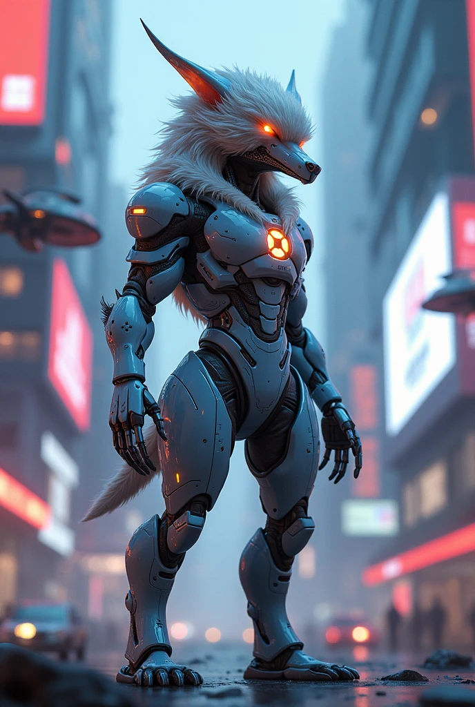 Furry protogen - SeaArt AI