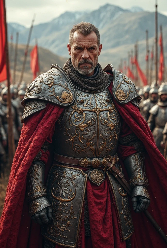 Medieval general - SeaArt AI