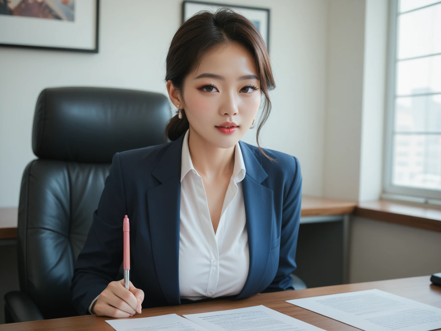 Korean secretary - SeaArt AI