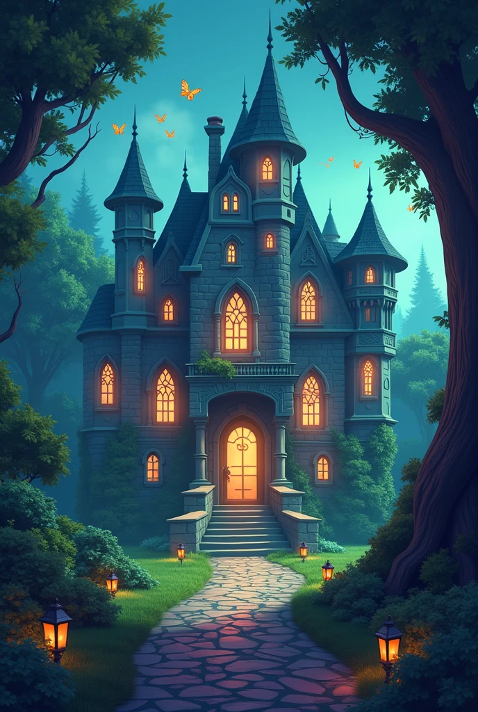 I want a 2D animated photo, with the name Grazielly In the Oliver ...