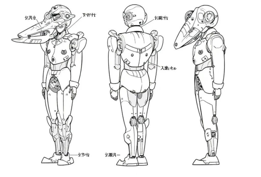Mecha robot, isect, ippei gyoubou, Junya Ishigaki, 2d, concept art ...