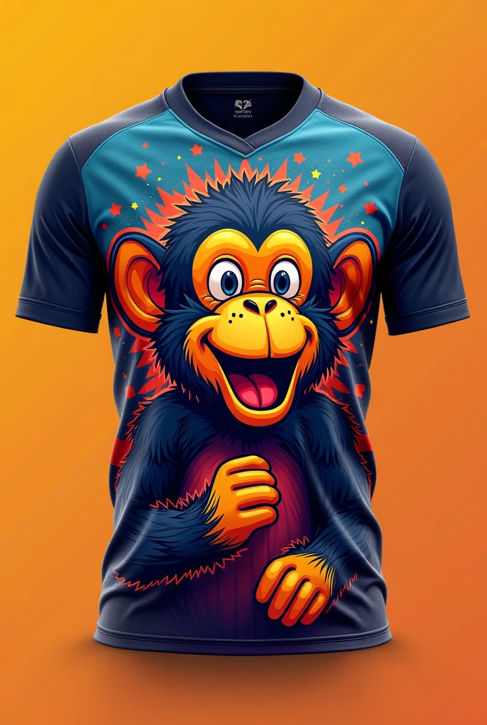 Monkey design jersey - SeaArt AI