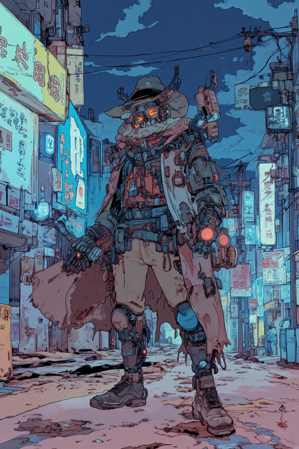 anime style illustration, western styleと融合したSFハイテクウェア, wide - SeaArt AI