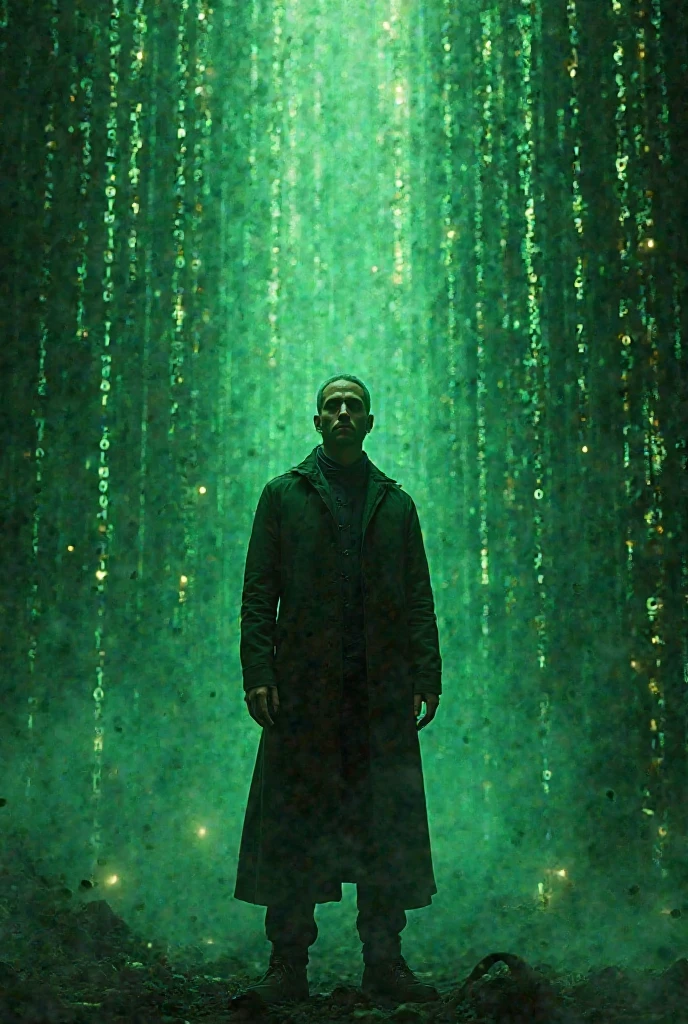 Matrix picture with a Man..Name FAHIM - SeaArt AI