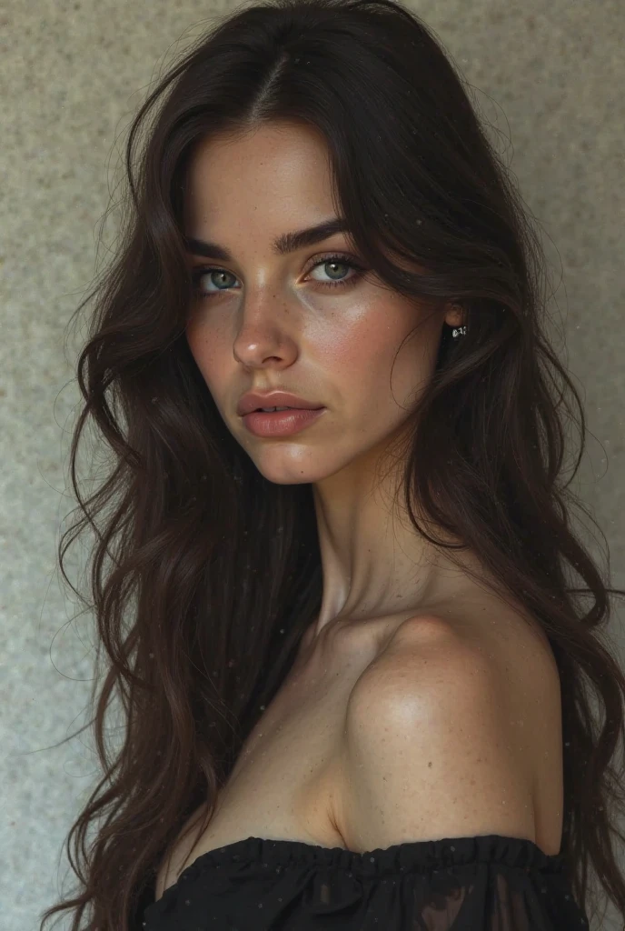 Slender brunette of Slavic appearance - SeaArt AI