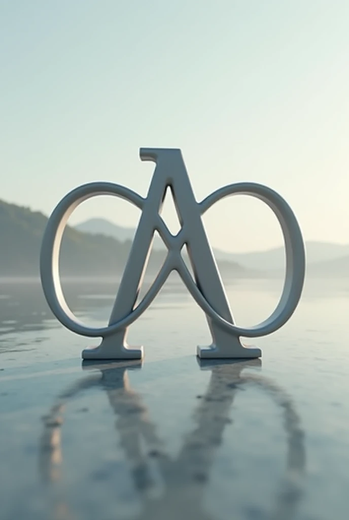 Letter A and L inside the infinity symbol - SeaArt AI