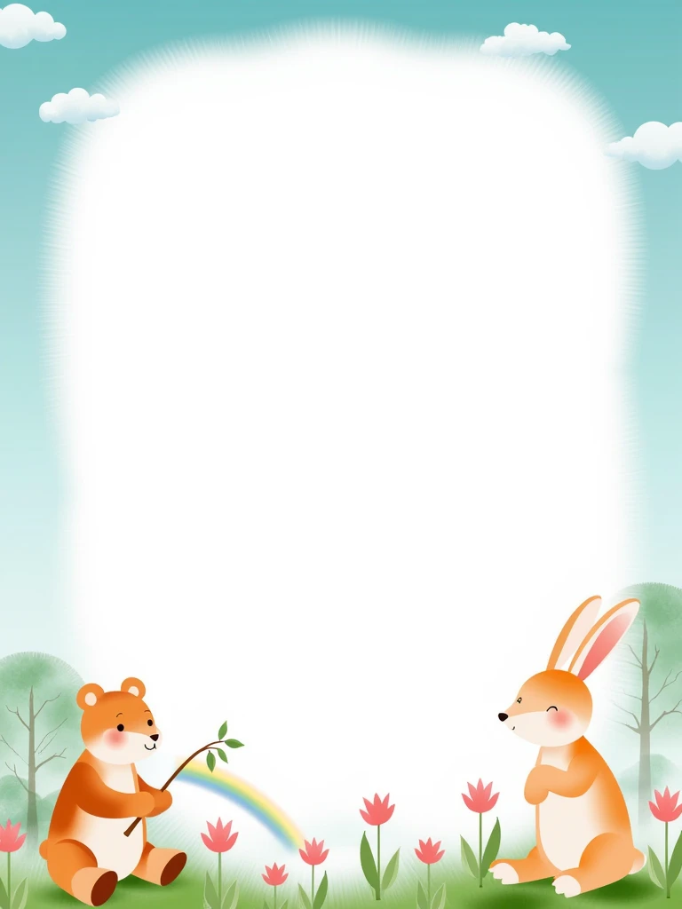 Home communication border reminder card background illustration sun ...
