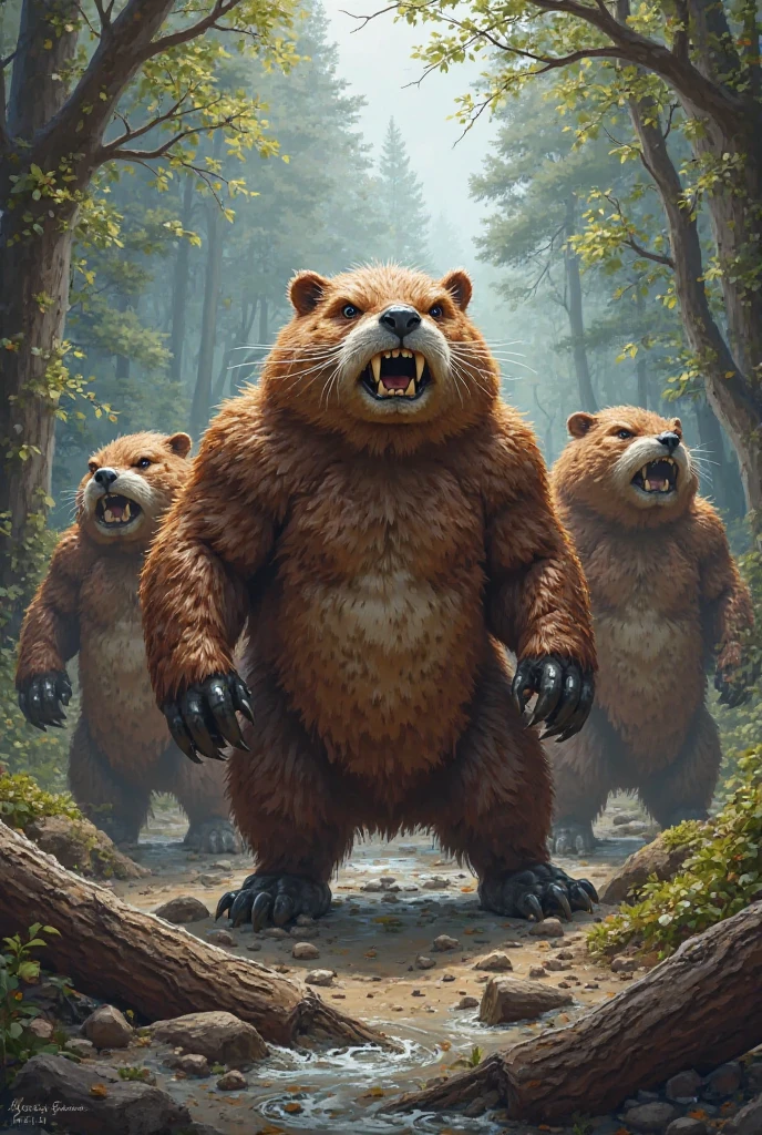 Beaver Warriors - SeaArt AI