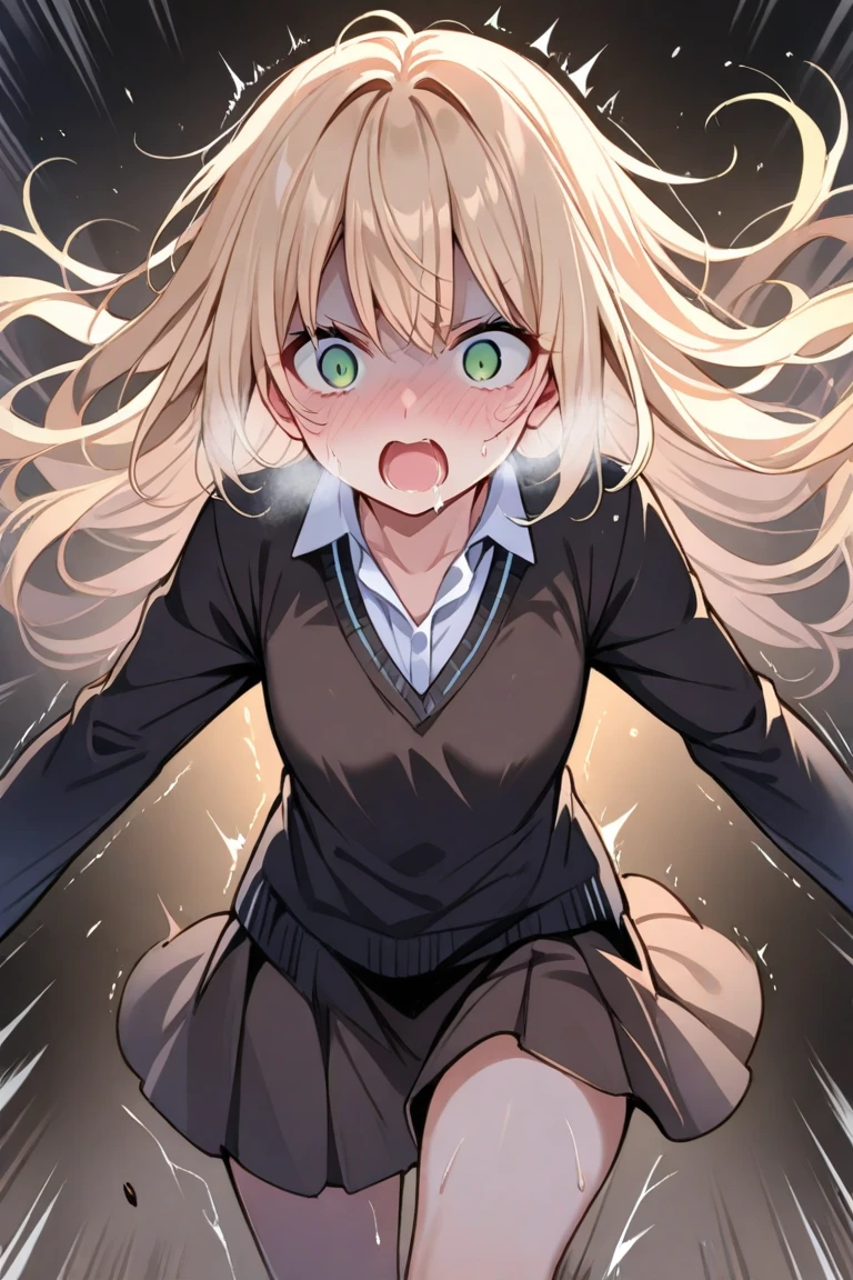 High quality, ultra-detailed, 18-year-old girl, long blonde hair - SeaArt AI