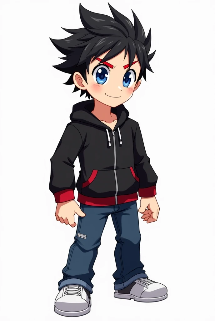 "Anime-style Roblox character design of MrSikeo, a young male with ...