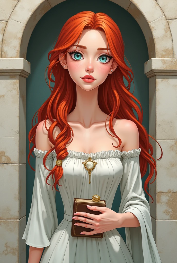 Red-haired blue-eyed weakly attractive two-dimensional queen of webtoon ...