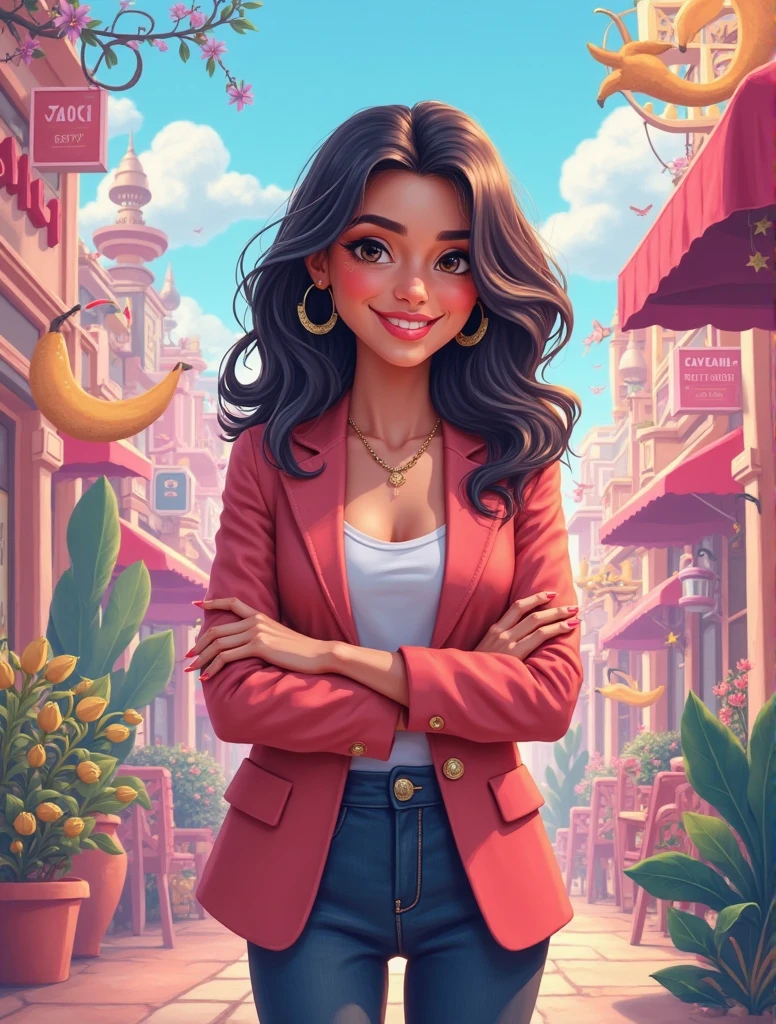 Make my PIXAR style image. Place a background of life Style - SeaArt AI