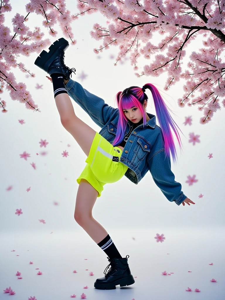The image is fixed on the streets of Harajuku, Tokyo，1girl, Japanese ...