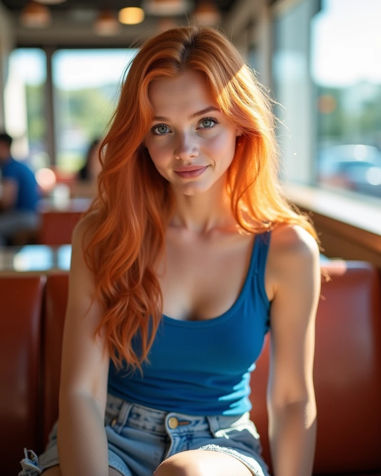 This is a full body photography of a young looking schoolgirl wearing a ...