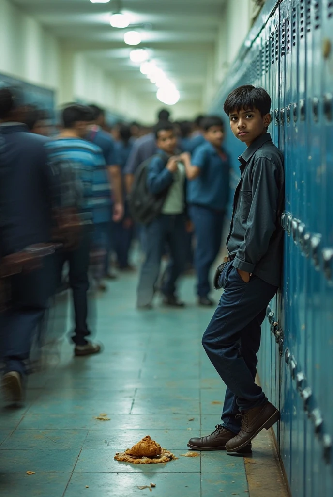 Hallway Chaos Prompt: A crowded school corridor after the bell rings ...