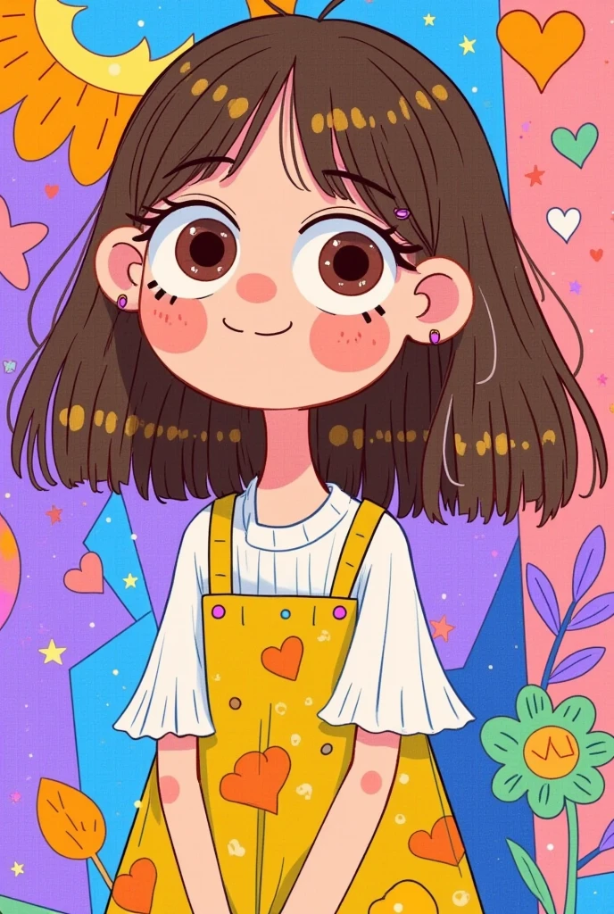 Cute cartoon girl - SeaArt AI