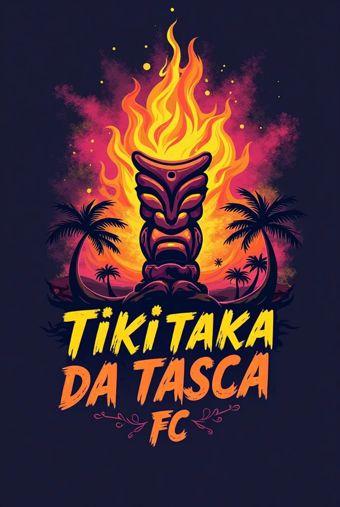 Makes a club symbol with the name:Tiki Taka da Tasca FC - SeaArt AI