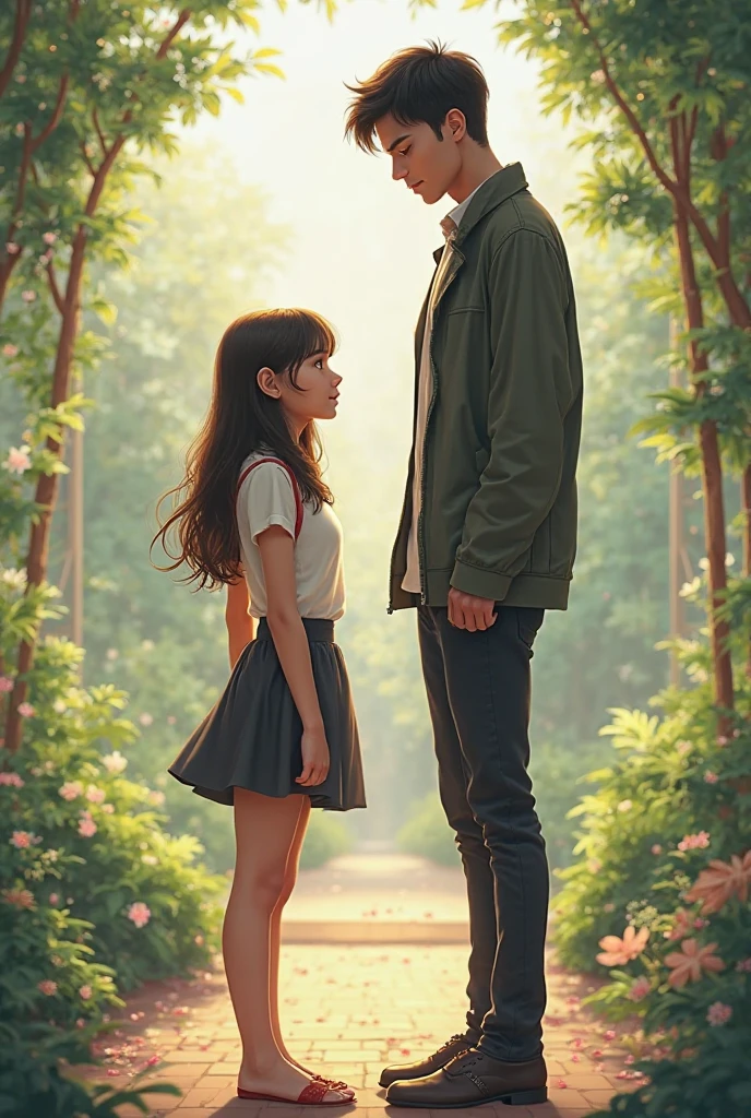 A girl (kami) she's 163 cm and and a guy 185cm (nassim) to see the ...