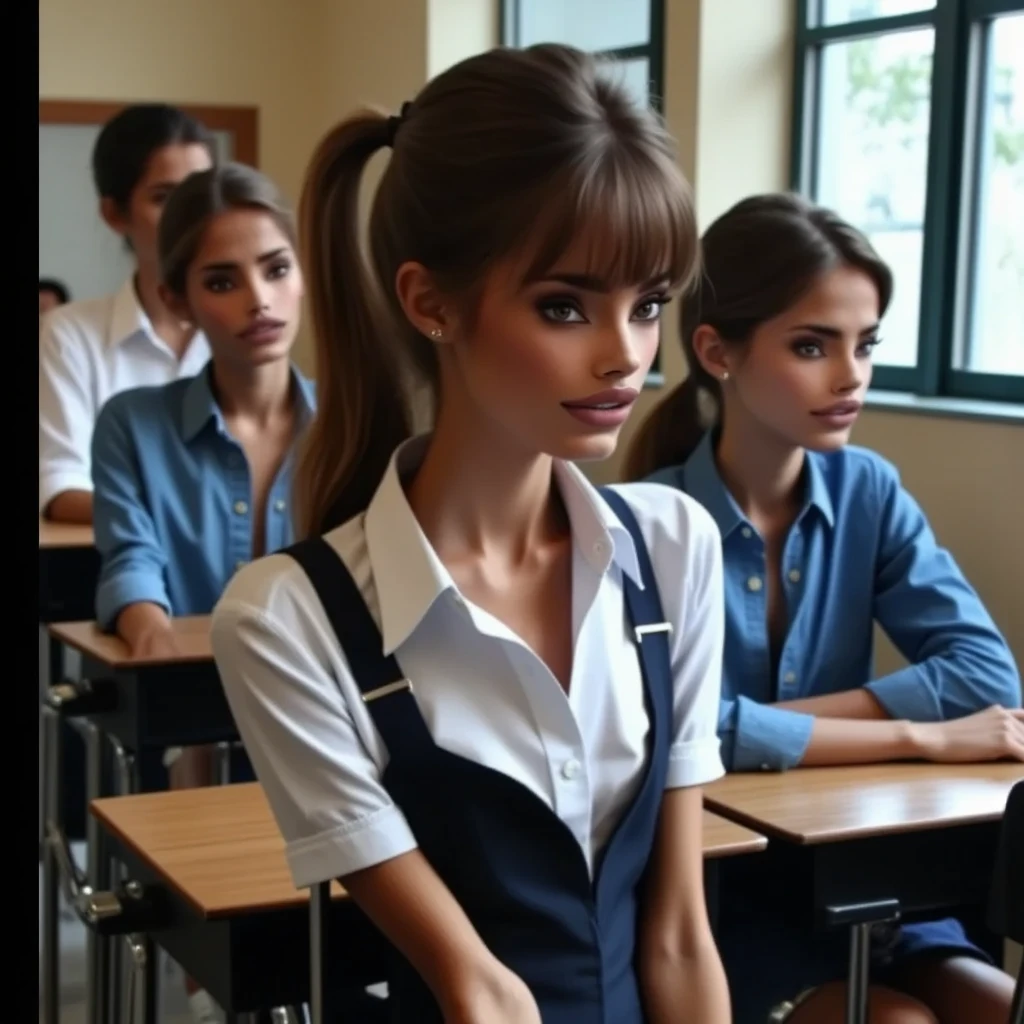 Ncmn, 1girl , skinny , sad, masterpiece , best quality , highres ...