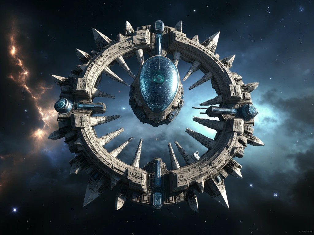 Masterpiece, best quality, highly detailed, a futuristic, angular ...