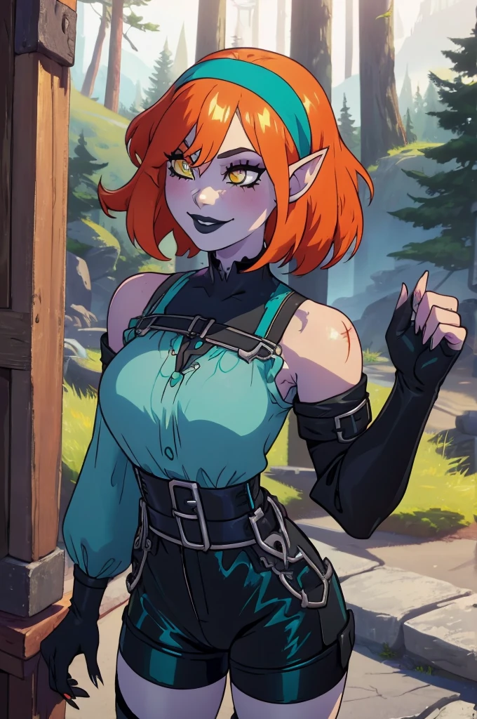 (center, masterpiece), looking down, wind, Particle, forest in the ...