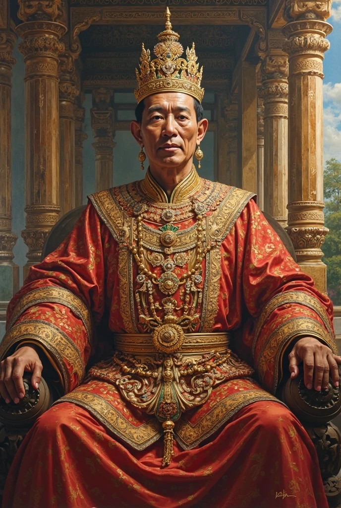 Myanmar King Bayint Naung - SeaArt AI