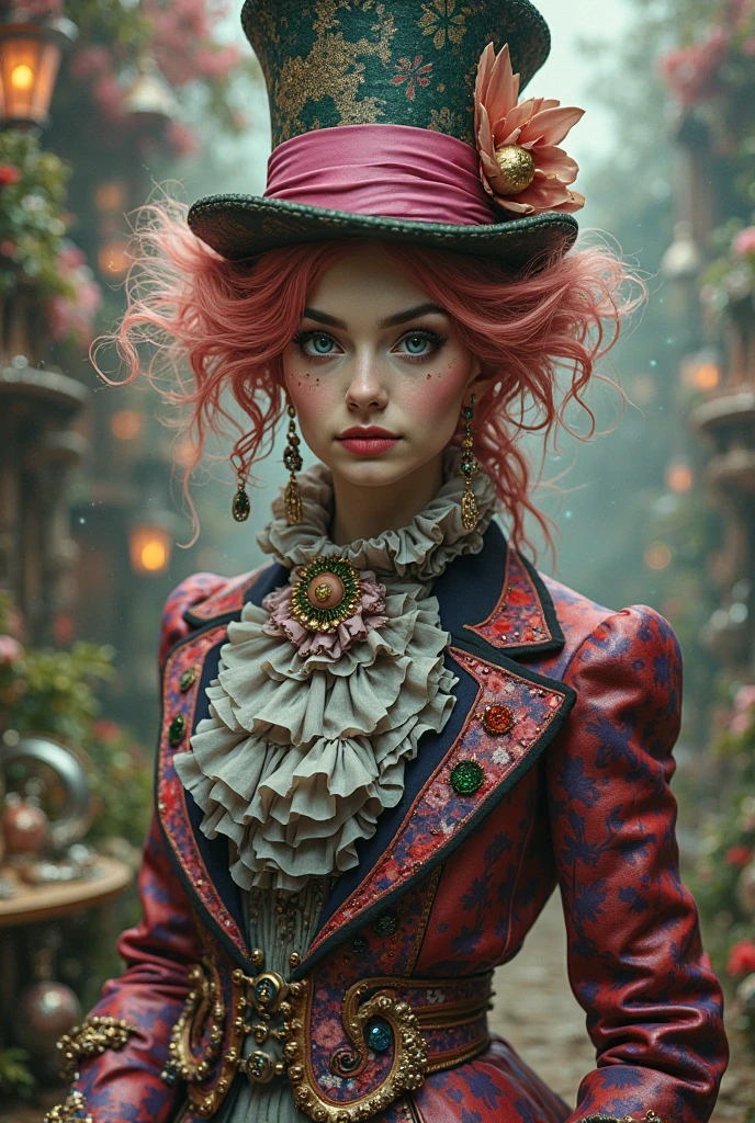Alice in Wonderland Mad Hatter Women's Costume - SeaArt AI