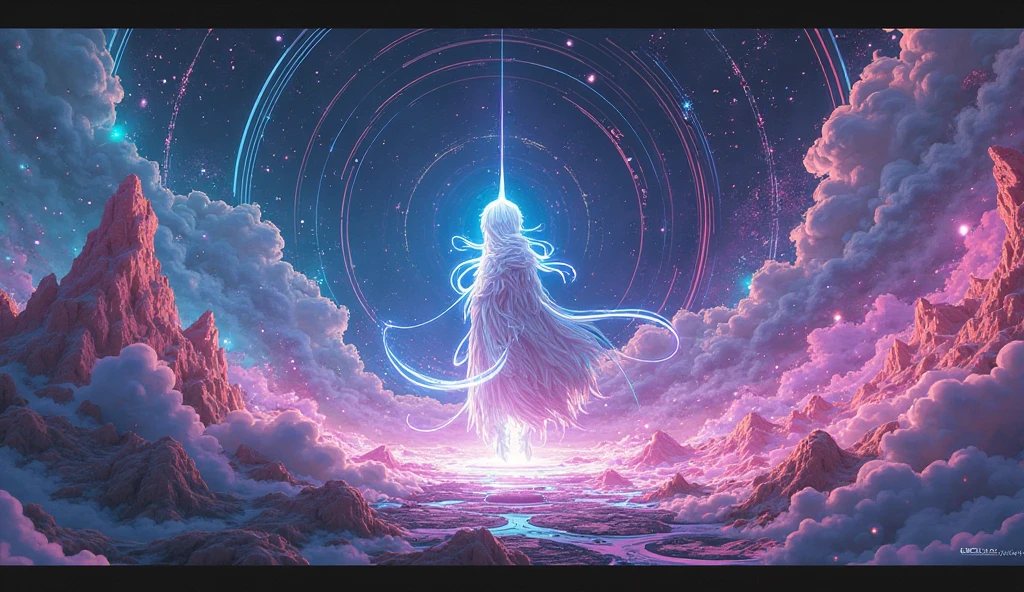 Graphic representations of the magic of sound vibrations. anime manga ...