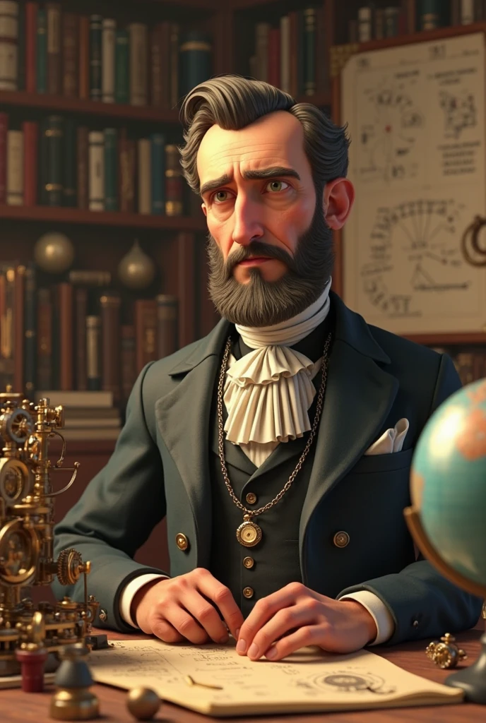 Imagine the father of computing "Charles Babbage" animated according to ...