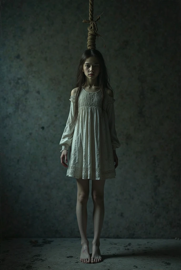, girl, hanged by the neck - SeaArt AI
