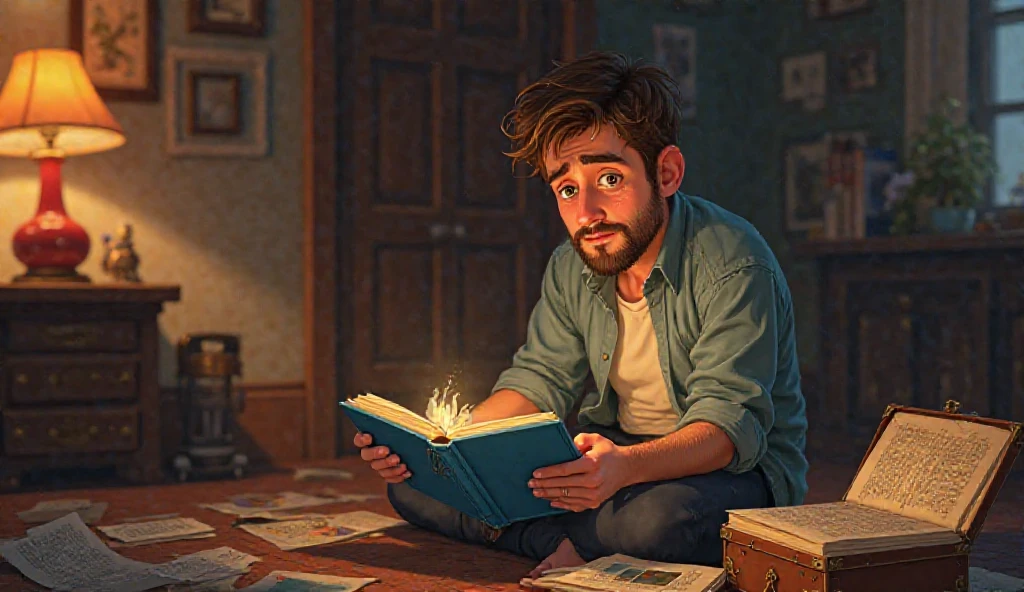 " A 40-year-old man , of medium build, with short, slightly disheveled ...