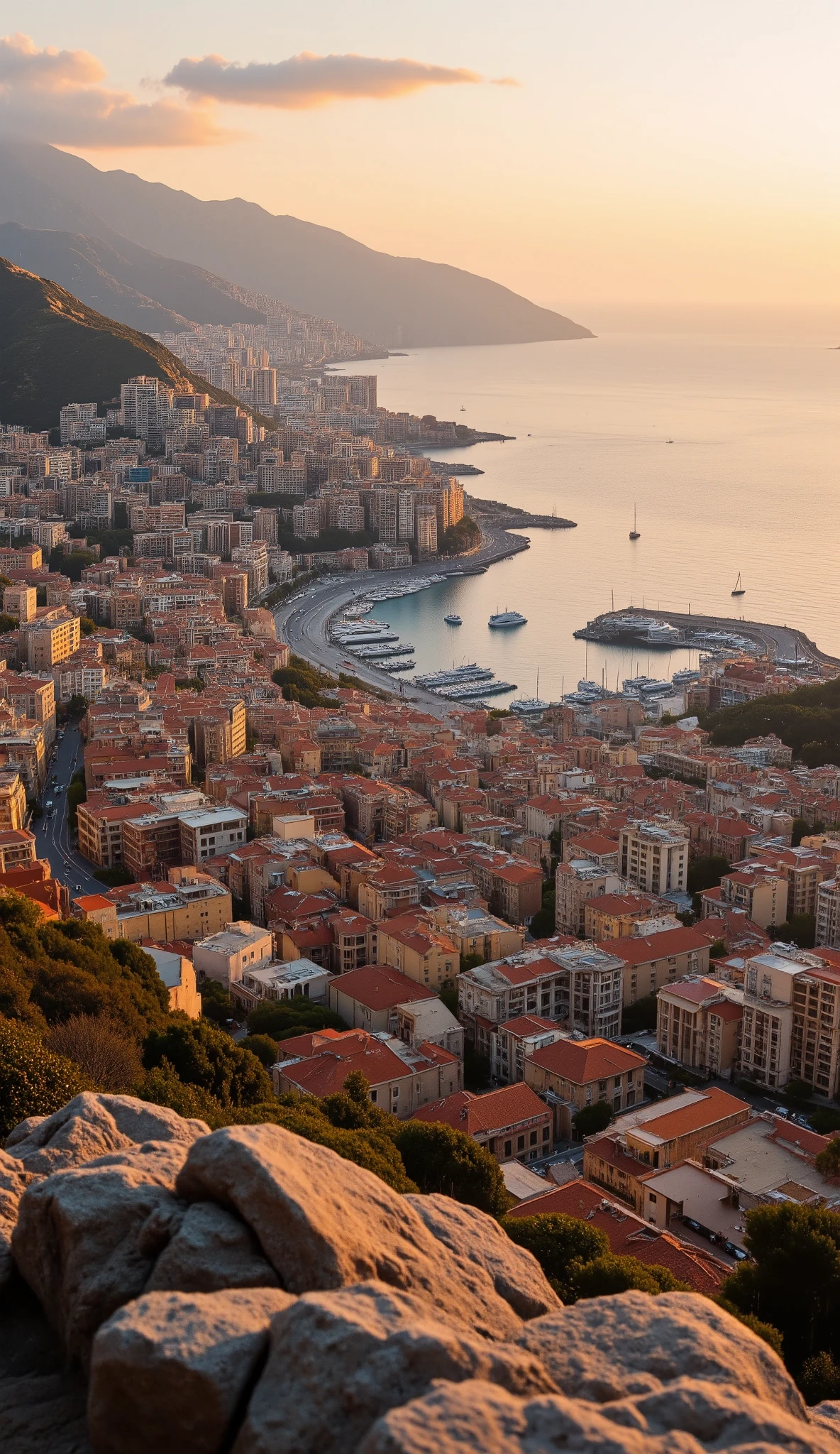 Monaco city center