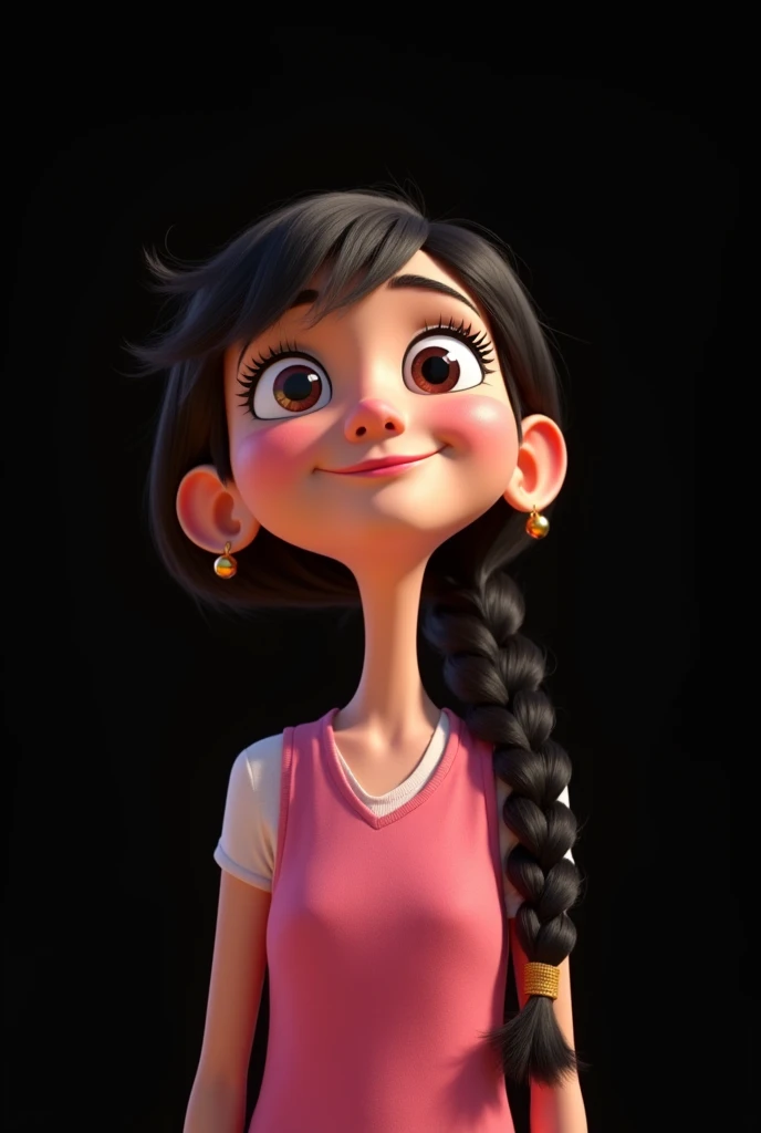 Create a character with different feminine characteristics being Mia ...