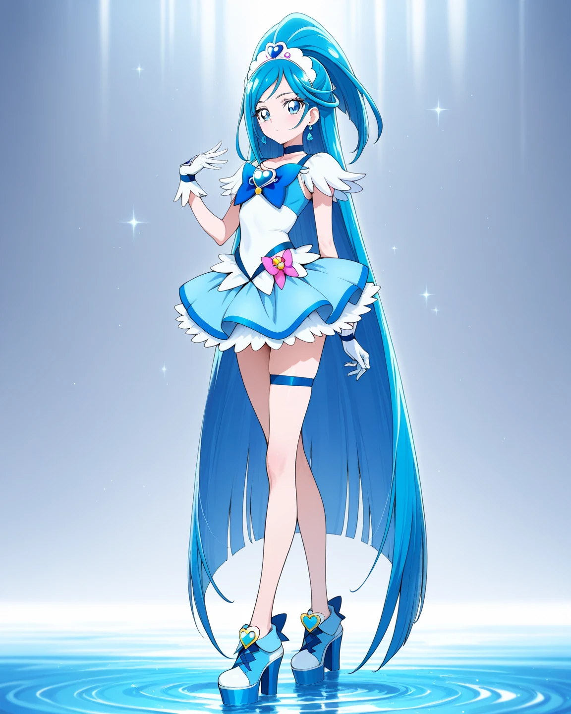 Masterpiece,best quality,amazing quality,precure,1girl,full body front ...