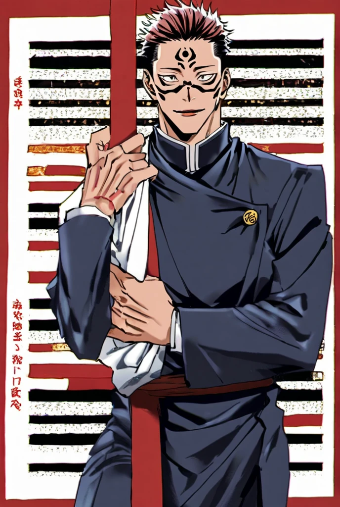 Ryomen sukuna from jujutsu kaisen handsome - SeaArt AI