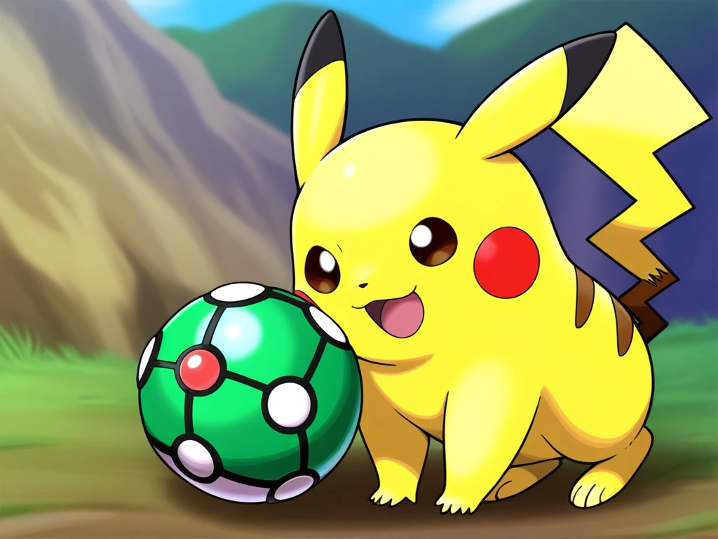 Pokémon Monster Balls Game character Pikachu - SeaArt AI