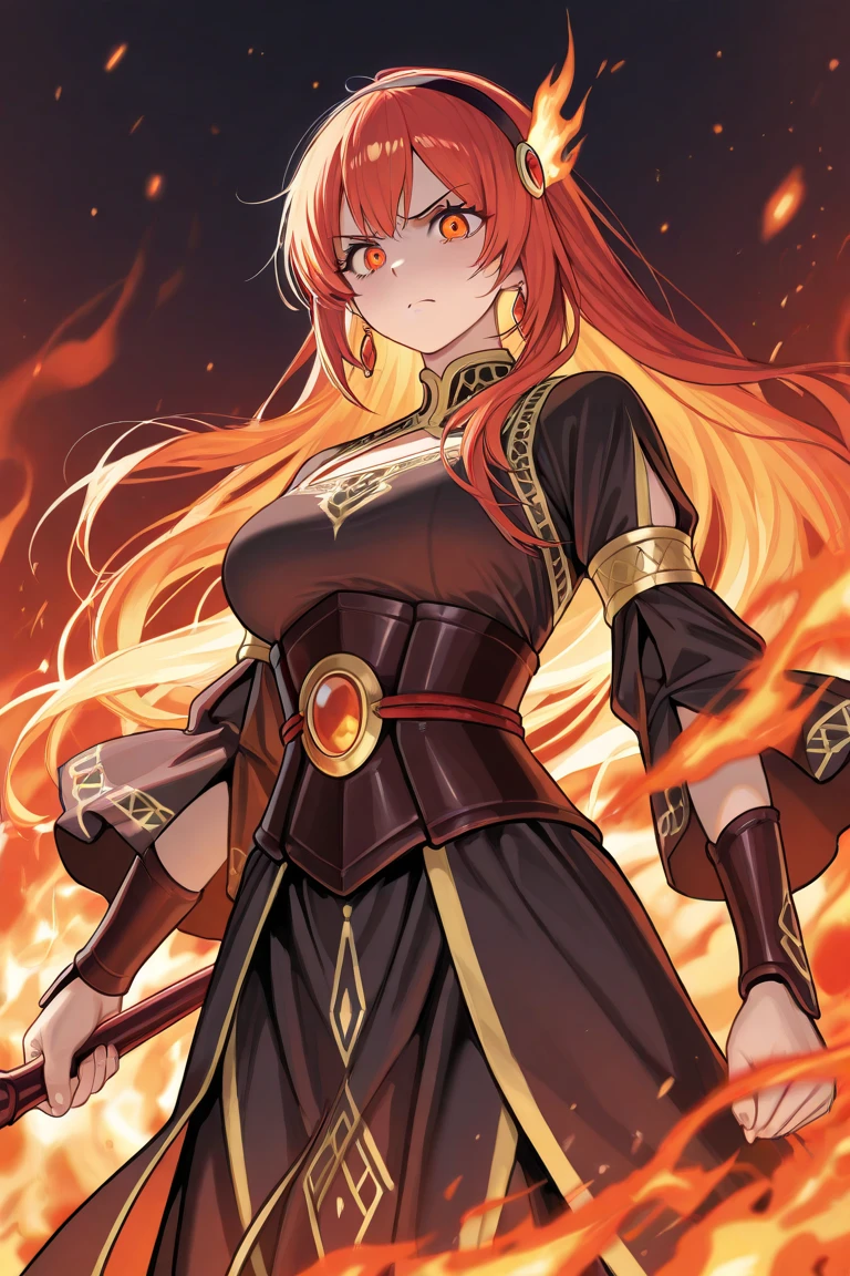 Mera is a young woman with a slender posture but tough, reflects the ...