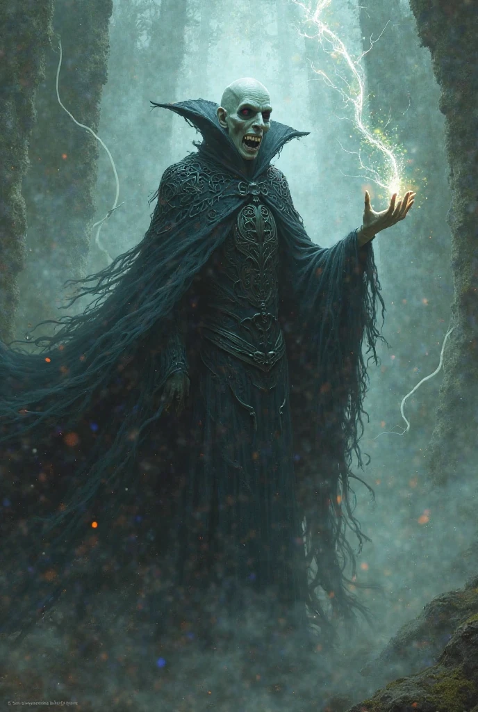 A vampire absorbs spiritual energy. - SeaArt AI