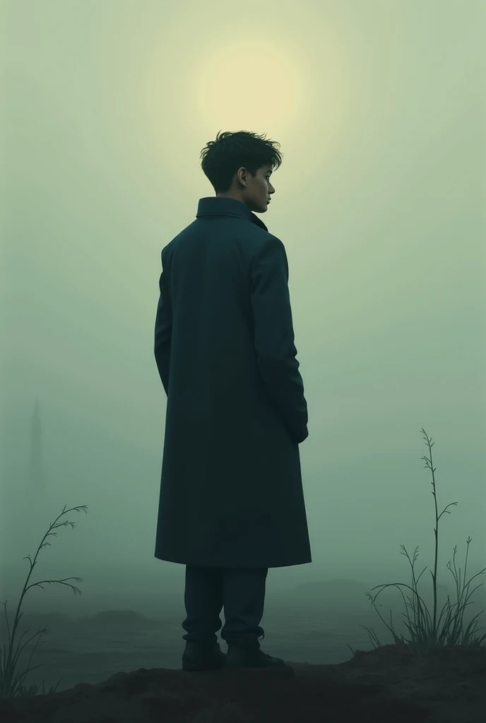 A person of color looking at nothing you can't see their face - SeaArt AI