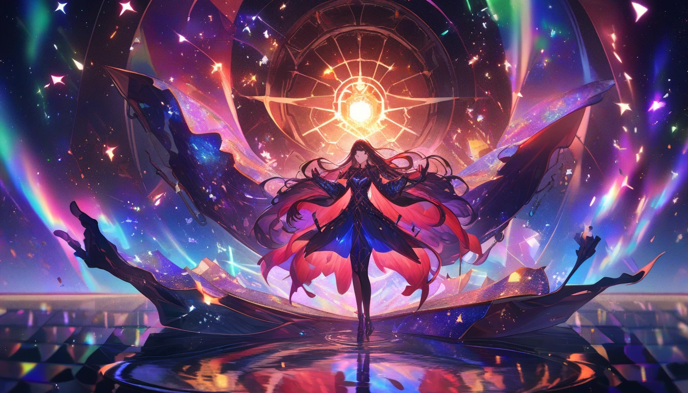 "4Dimensional Songstress, ethereal female entity floating in a Klein ...