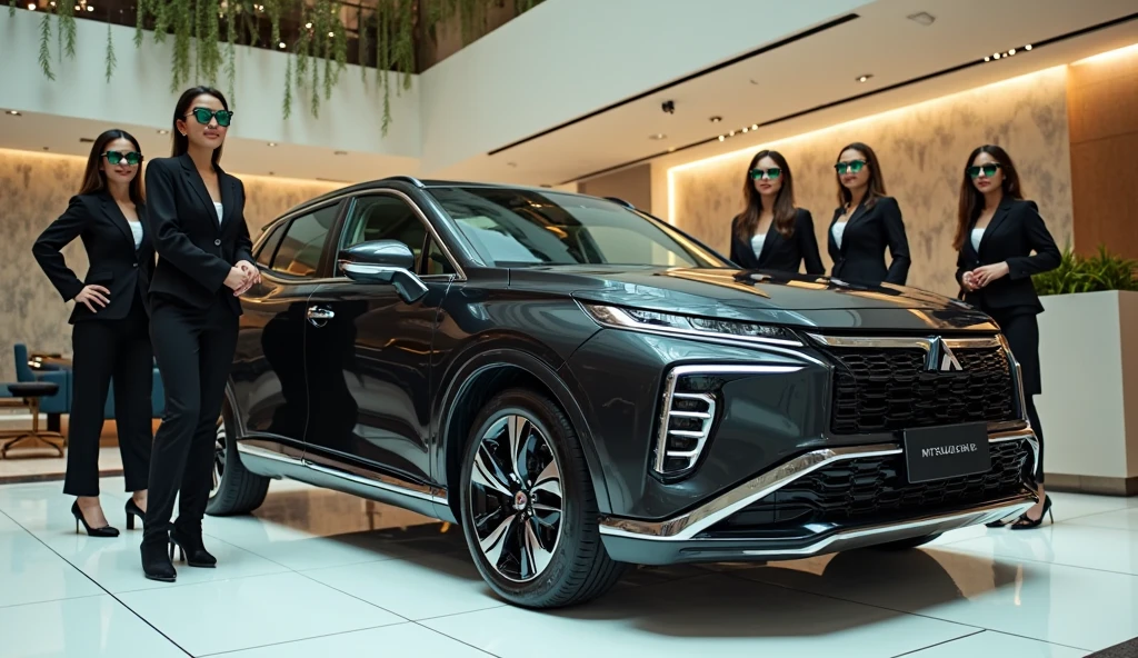 **"A side view of a 2025 mitsubishi space star car in a luxurious ...