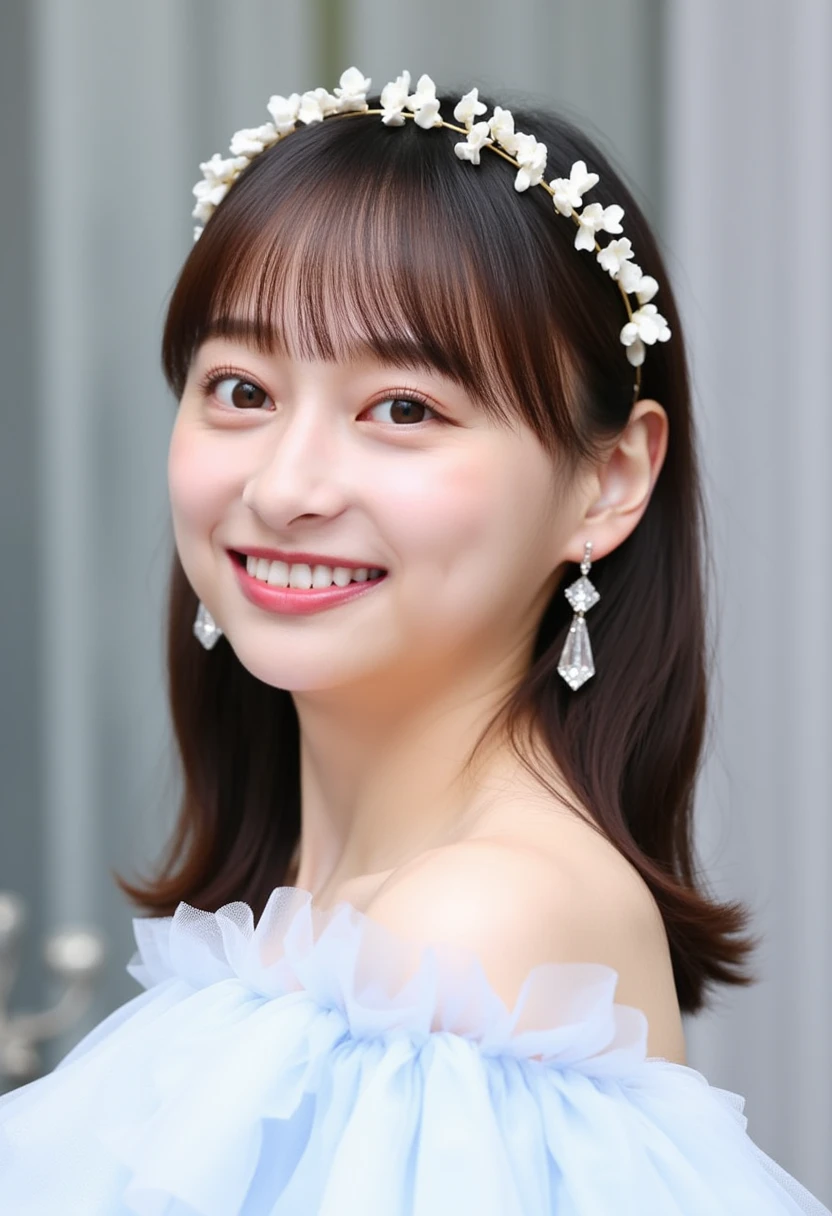 Kage, This image shows a young woman with a cheerful expression - SeaArt AI