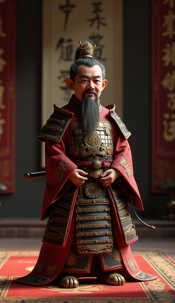 A hyper-realistic 4k image full body of a midgets ancient Chinese ...