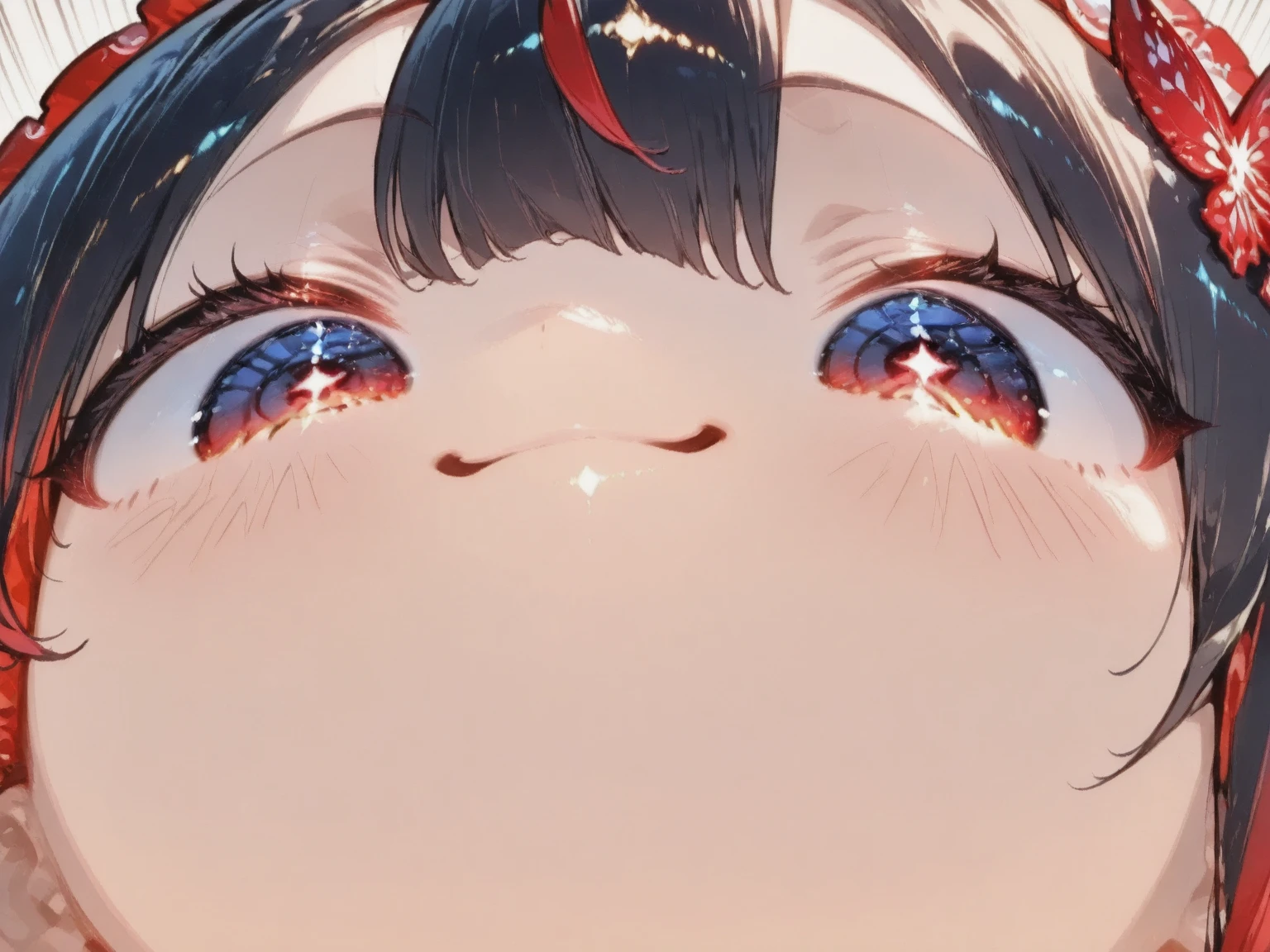 1girl\(kirisame_marisa\), chibi, round face, smug smile, short black ...