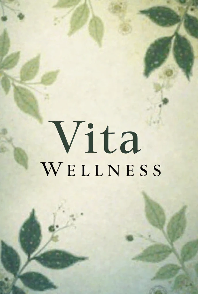 Can you create me logo Wich it's name is Vita wellness Wich does ...