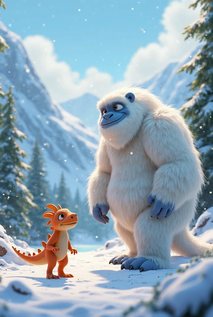 Little Foot Yeti movie - SeaArt AI