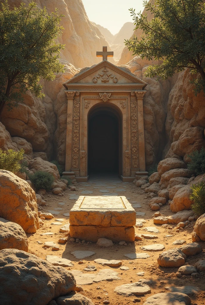 Closed Tomb of Jesus - SeaArt AI